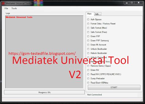 Mediatek Universal Tool V2 Latest