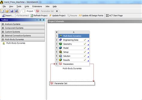 Dynamic Analysis In Ansys Hand Press Machine Using Mbd For Ansys