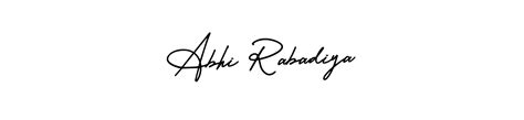 71 Abhi Rabadiya Name Signature Style Ideas Creative Esign