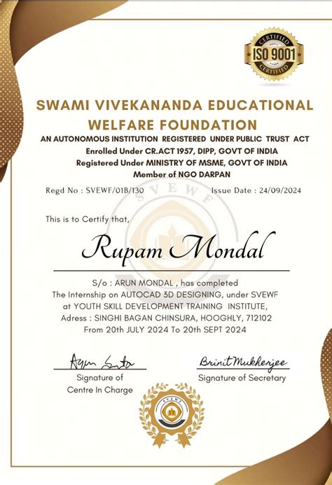 rupam mondal on linkedin complete my internship on autocad 3d