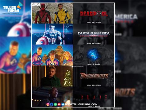 MCU Unveils Exciting New Release Dates For Upcoming Films Telugu Funda