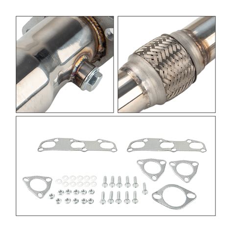 Suncentauto 2002 2006 Nissan Altima Vq35de Ebay Headers With Y Pipe Downpipe 224 76
