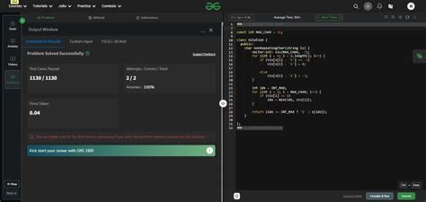 Hitkar Miglani On Linkedin Codingchallenge Problemsolving Geeksforgeeks Consistencymatters