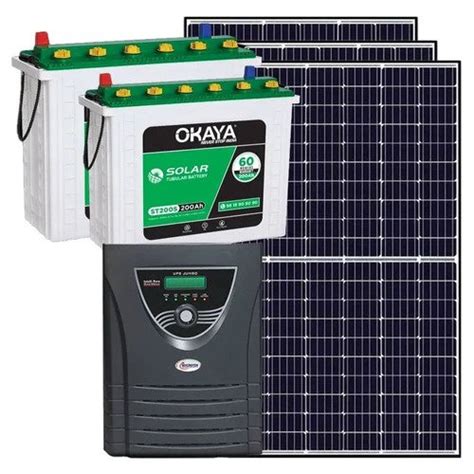 Microtek Solar Inverter Combo Microtek MPPT 2Kva Microtek M H C 545 3Nos OKAYA 200 AH 2Nos