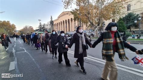 18 წელი ვარდების რევოლუციიდან თბილისში ცოცხალი ჯაჭვის აქცია იმართება[live] Netgazeti