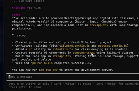 Codex Cli 설치 및 사용법 Claude Code 대항마 Openai 답변