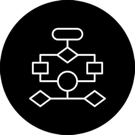 Premium Vector Flowchart Icon Premium Vector Flowchart Icon