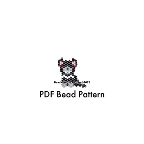 Tasmanian Devil Brick Stitch Bead Pattern Seed Bead Jewelry Etsy