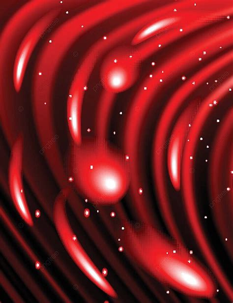 Falling Stars With A Red Ray Background Exploding Starry Light Vector