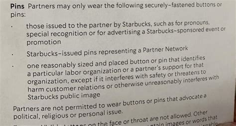 Does Your Store Restrict Pins R Starbucks