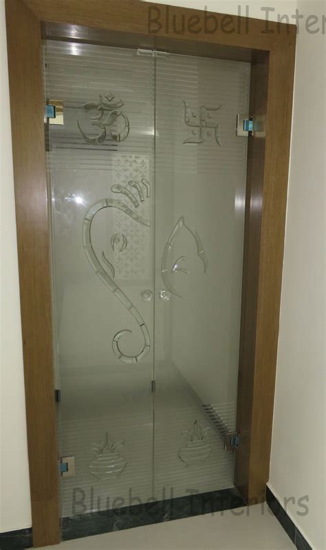 Pooja Room Glass Door Designs Images The Top Resource
