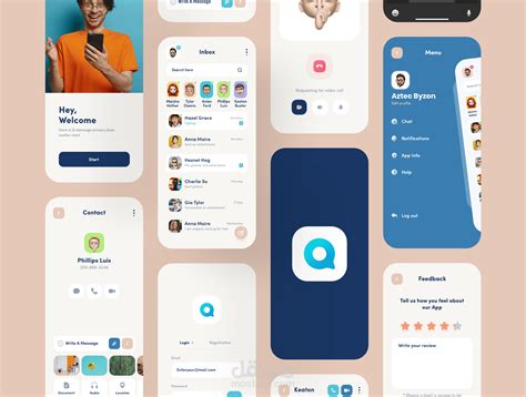 Chatting App UI UX Design مستقل