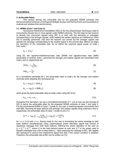 Full Duplex User Centric Communication Using Non Orthogonal Multiple Access Pdf Computer
