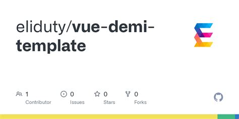 Github Elidutyvue Demi Template