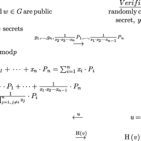 Dlrep Proof Of Knowledge Using Multilinear Maps Download Scientific Diagram