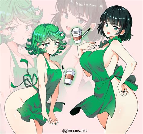 Rule 34 2girls Apron Ass Bare Hips Barista Casual Cleavage Coffee