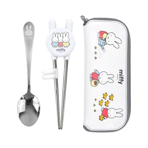 미피 교정용젓가락 스텐 스푼케이스세트 홈플러스