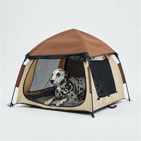 멀리 블랙도기 원터치폴딩 강아지전용 캠핑 텐트 위시버킷