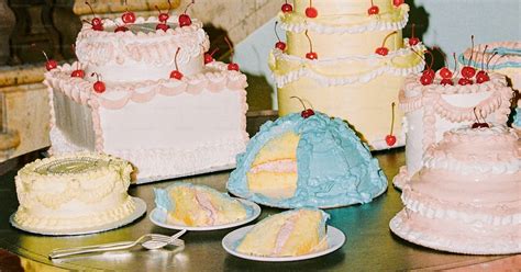 계단이 있는 테이블 위에 케이크가 놓여 있습니다 사진 Unsplash의 케이크 이미지