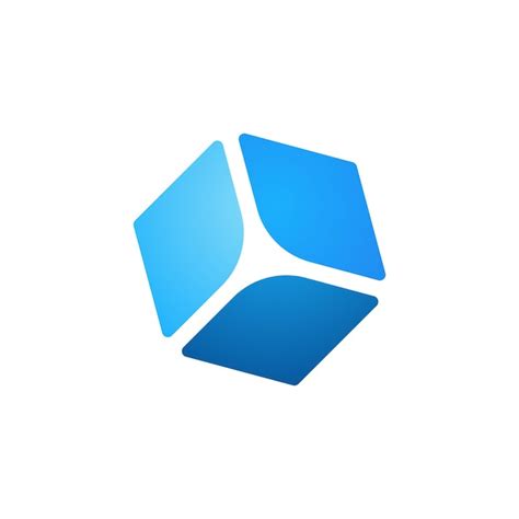 Premium Vector Cube Logo Design Abstract Cube Logo Design