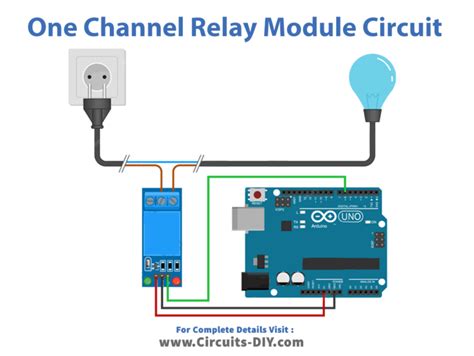 Interface One Channel Relay Module With Arduino