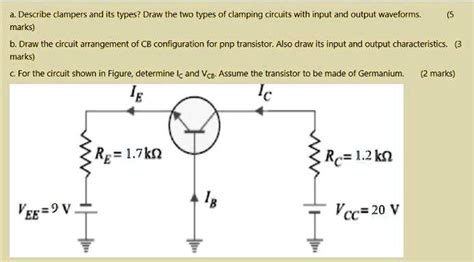 a describe clampers and its types draw the two types of clamping