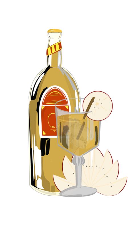 Bottle Of Liquor Illustration 59353532 Png