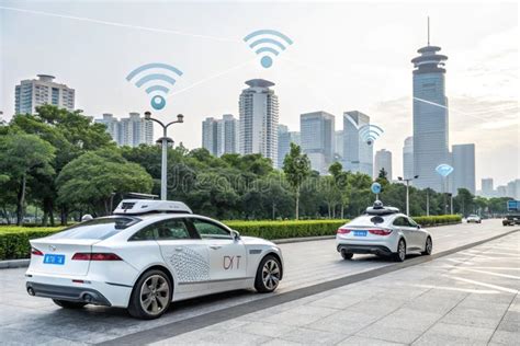 Autonomous Vehicles And Ai The Future Of Driverless Cars And Smart Mobility Stock Illustration