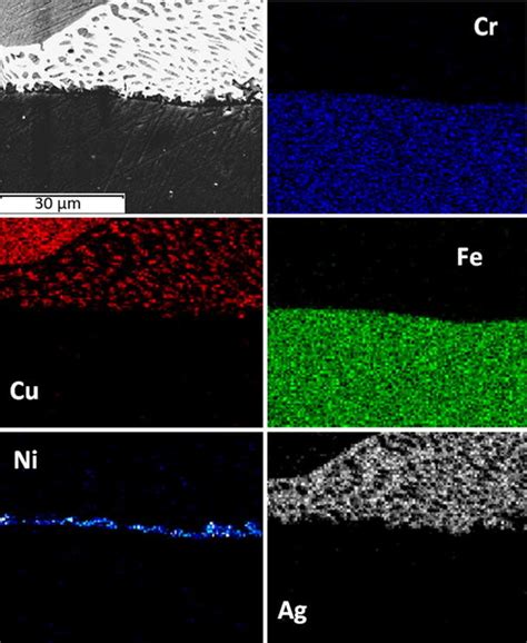 Cross Section Sem Edx Mapping Analysis On The Interface Of A Download Scientific Diagram