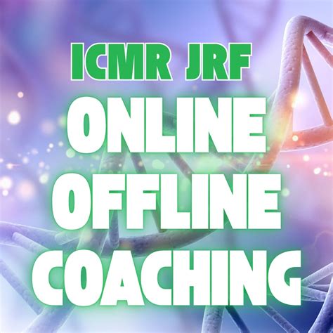 Icmr Jrf Bret 2025 Icmr Jrf Online Offline Coaching