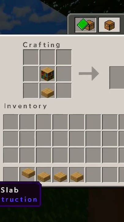 Lectern Crafting Recipe Mcpe Shorts Youtube