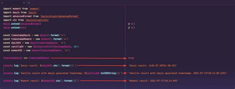 wrong date format output when working with unix timestamp · issue 1582
