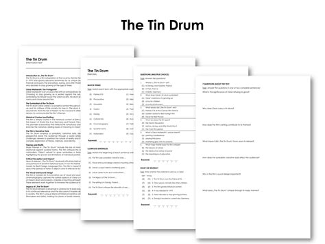 The Movie The Tin Drum Made By Teachers