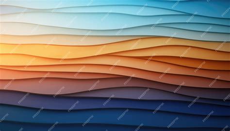 Premium Ai Image Abstract 3d Layered Gradient Background