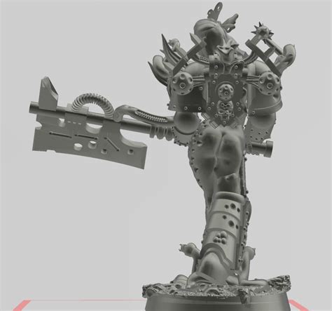 Stl File Death Guard Nurdgle Female Poxy One Page Poxy Pinup War Games・3d Print Design To