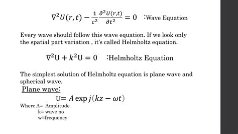 Gaussianbeamfresnel Approximation And Mathematical Expression Pptx
