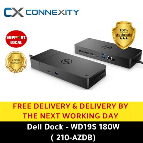Dell Dock WD S UK W Dell Docking Station Laptop WD S Type C Docking Station Dell