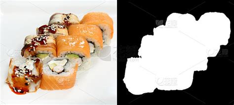 特写卷与面具和阿尔法通道