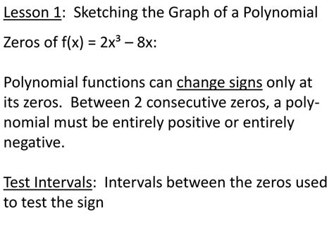 2 2 B Notes Polynomial Functions Of Higher Degree Ppt Download