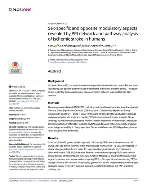 Pdf Sex Specific And Opposite Modulatory Aspects Revealed By Ppi