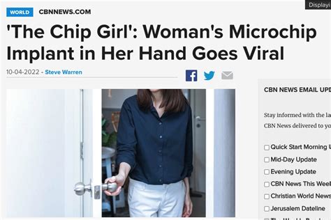 The Chip Girl Woman S Microchip Implant In Her Hand Goes Viral Worthy Watch