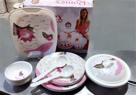 32 Multicolor Melamine Dinner Set At Rs 510set In Firozabad Id