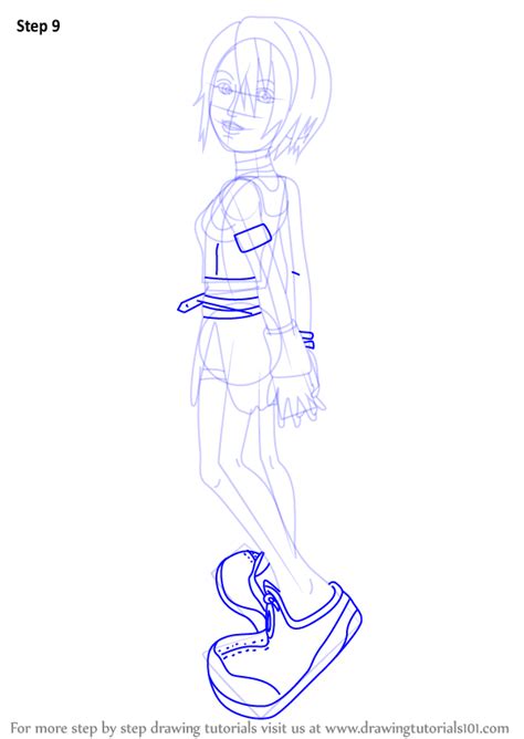 How To Draw Kairi From Kingdom Hearts Kingdom Hearts Step By Step