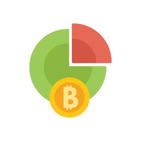 Pie Chart Representing Bitcoin Taking Over The Market Share 50716222 Vector Art At Vecteezy