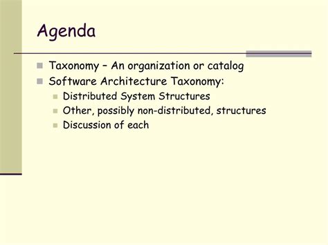 Ppt Software Architecture Taxonomy Powerpoint Presentation Free