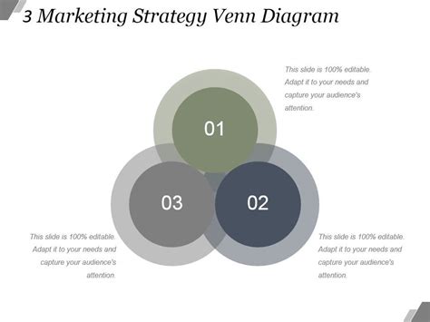3 Marketing Strategy Venn Diagram Ppt Powerpoint Presentation Sample