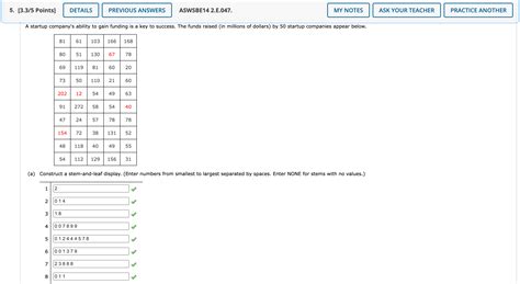 solved 5 [3 3 5 points] details previous answers aswsbe14