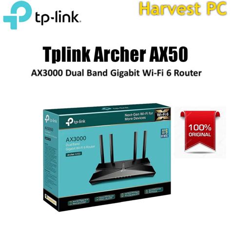 Tp Link Archer Ax Ax Dual Band Gigabit Wi Fi Router Shopee Malaysia