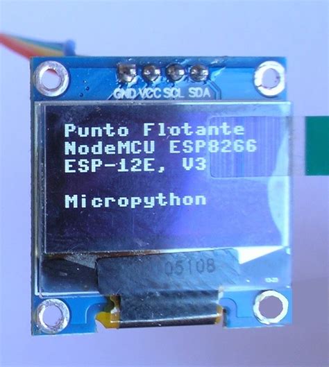 SSD DISPLAY OLED X NODEMCU