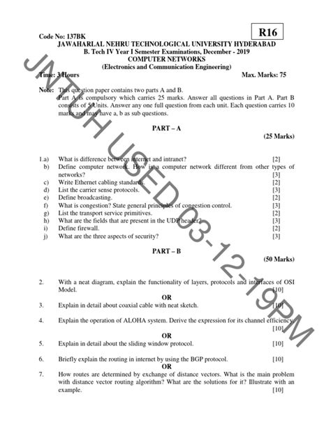 C Networks Q7 Pdf Computer Network Networking Standards